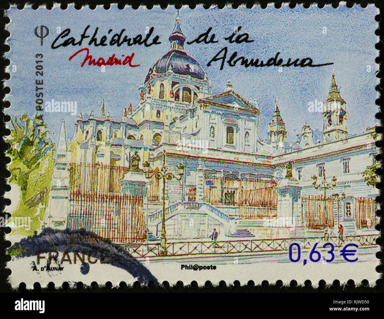 Spain stamp postage hi-res stock photography and images - Alamy