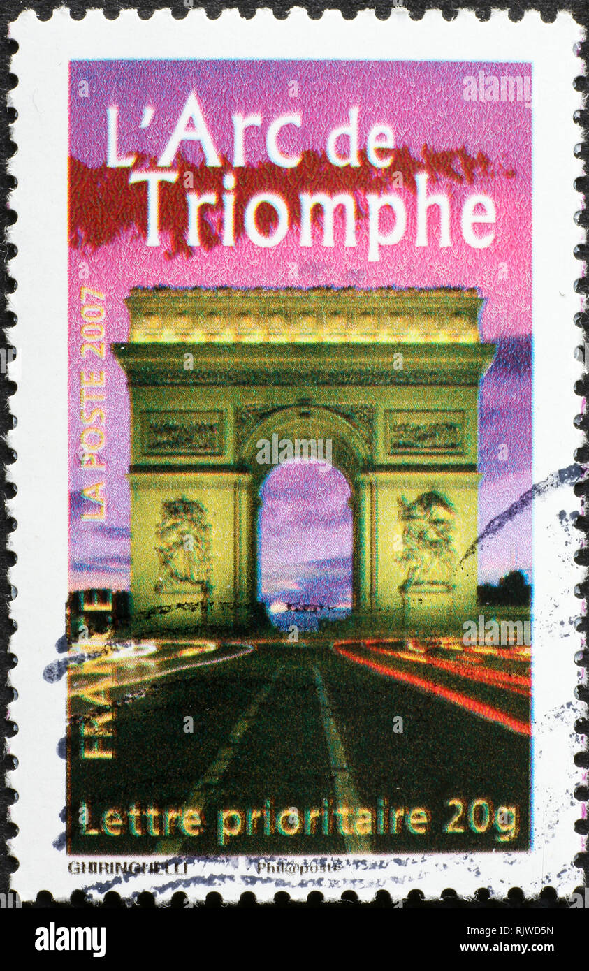 France postage stamp architecture hi-res stock photography and images ...