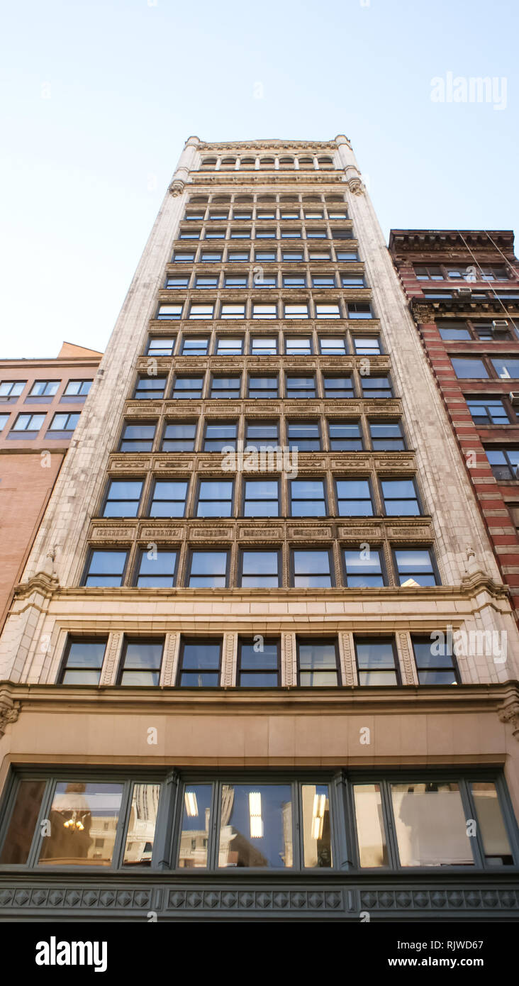 New York, USA - August 13, 2016: Historical building. New Yorks famous ...