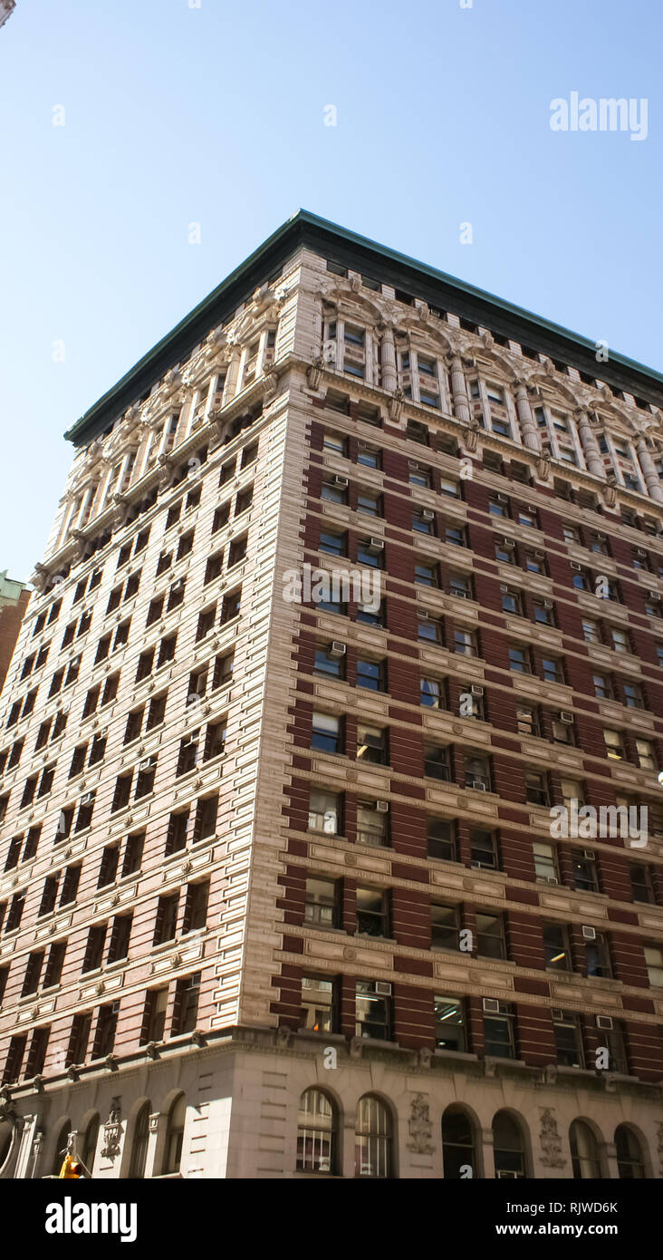 New York, USA - August 13, 2016: Historical building. New Yorks famous ...