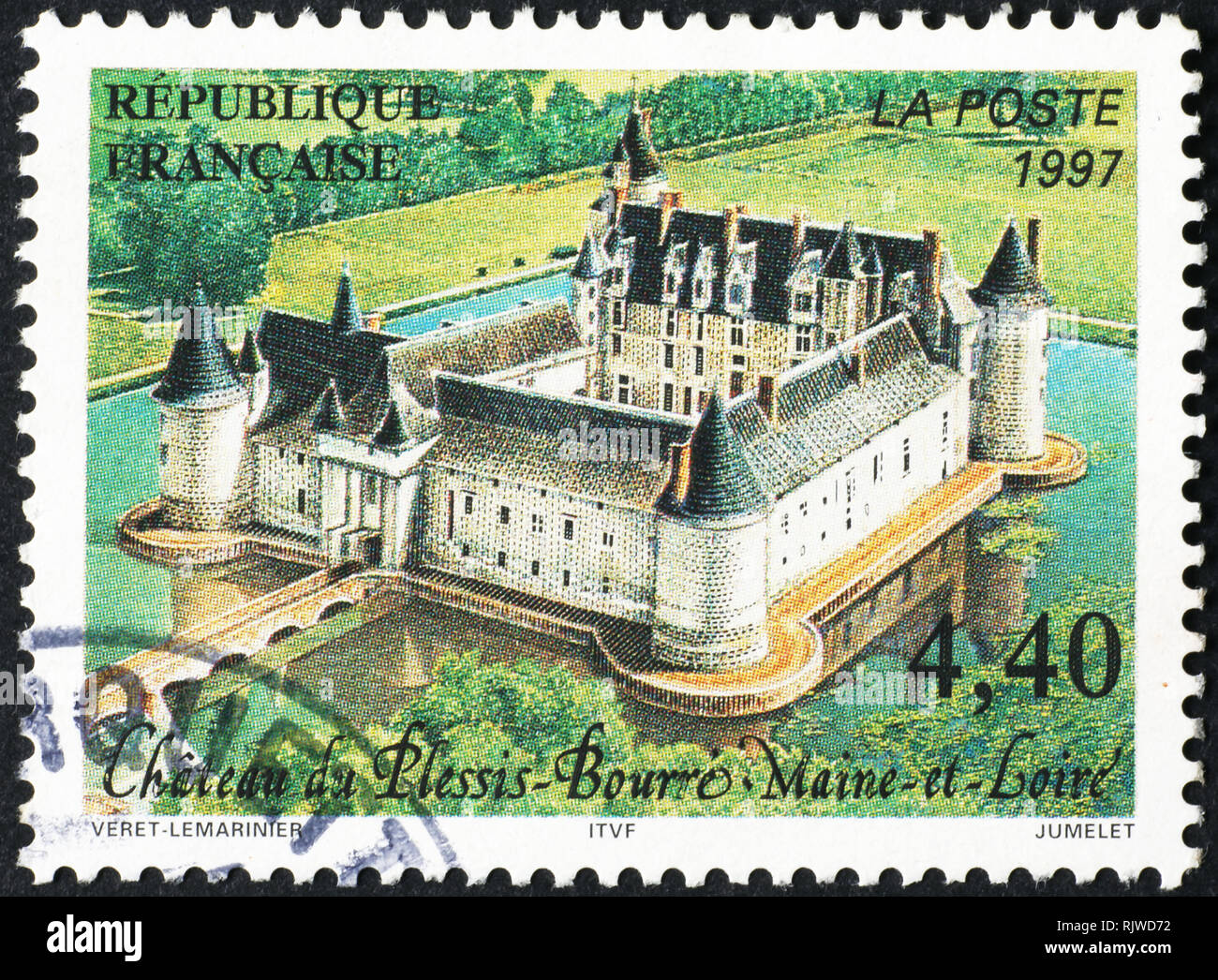 France postage stamp architecture hi-res stock photography and images ...