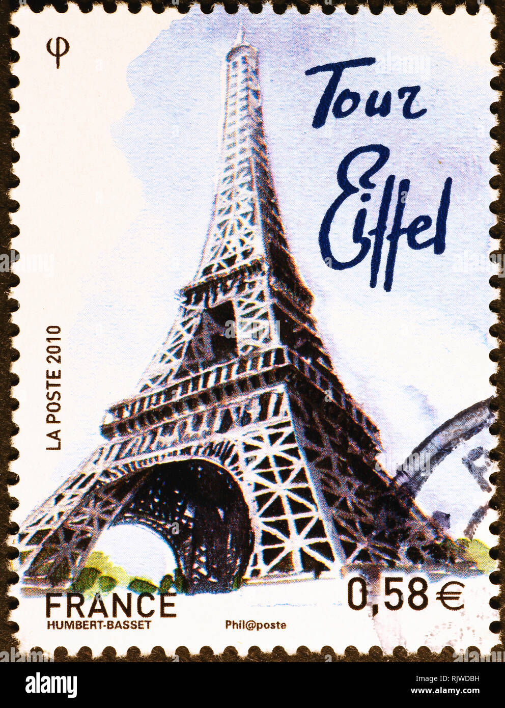French Airmail Stamp