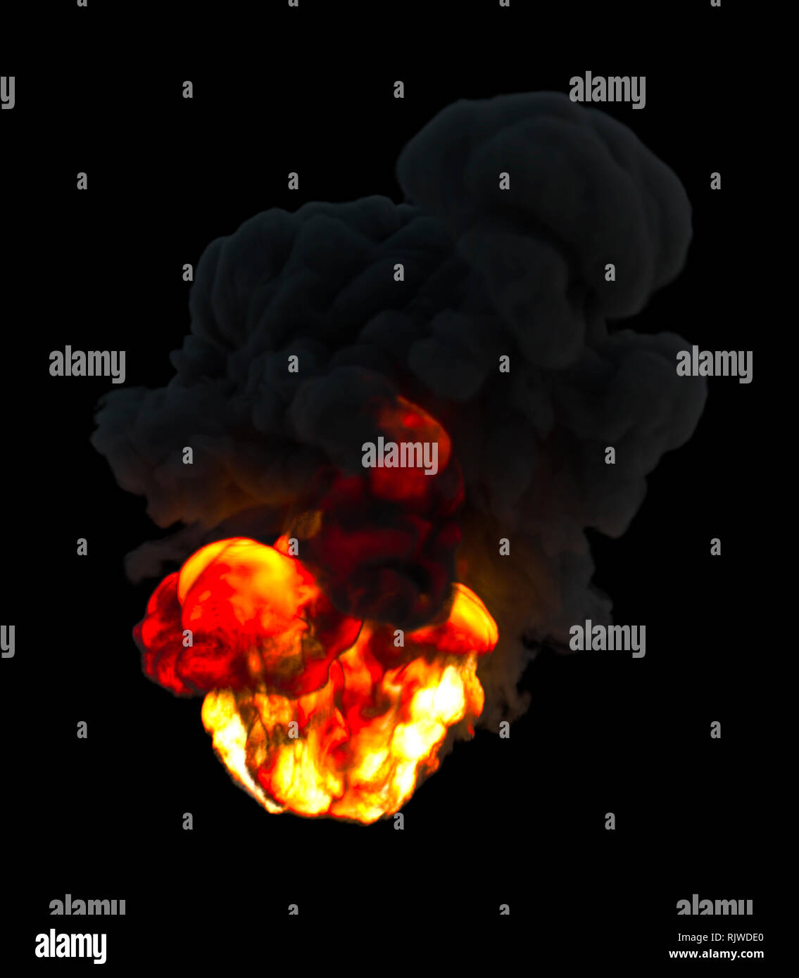 Thick brown smoke hi-res stock photography and images - Alamy