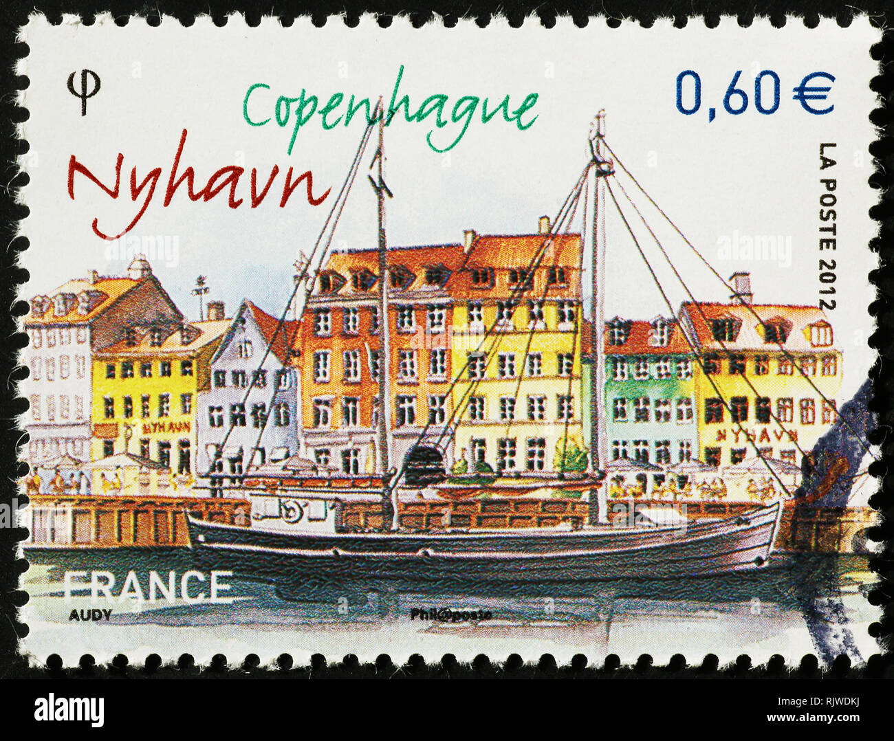 Postage stamp denmark hi-res stock photography and images - Alamy