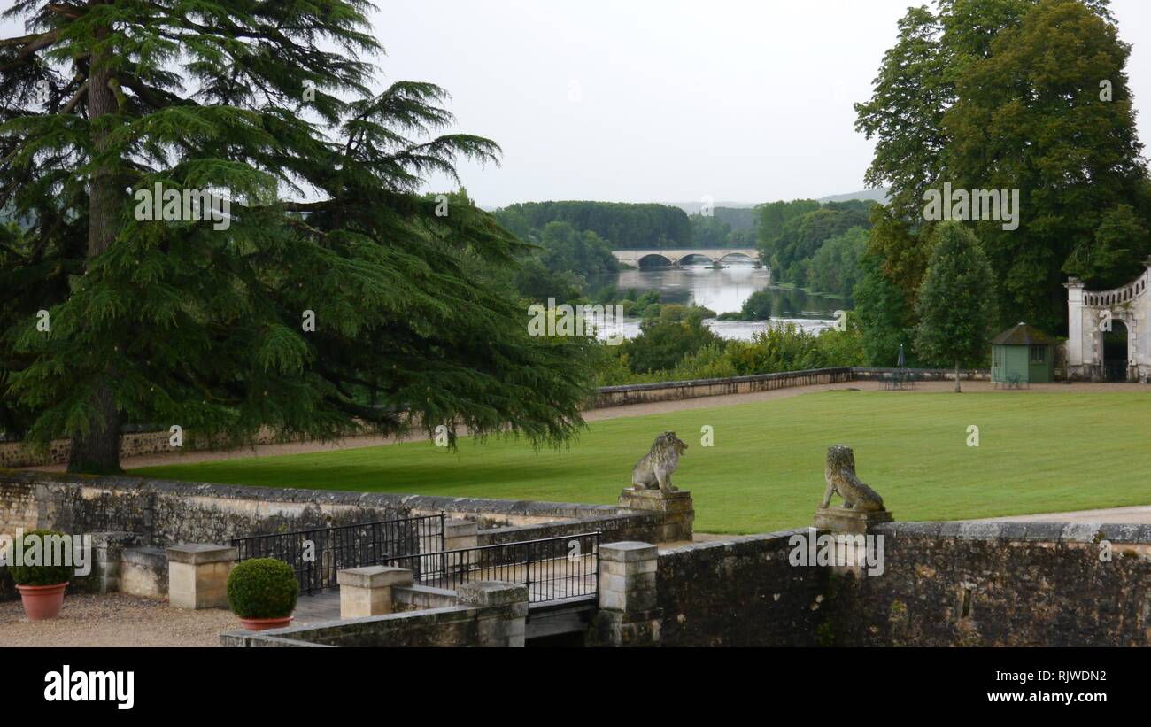 Chateau de Touffou. Bonnes, France Stock Photo - Alamy