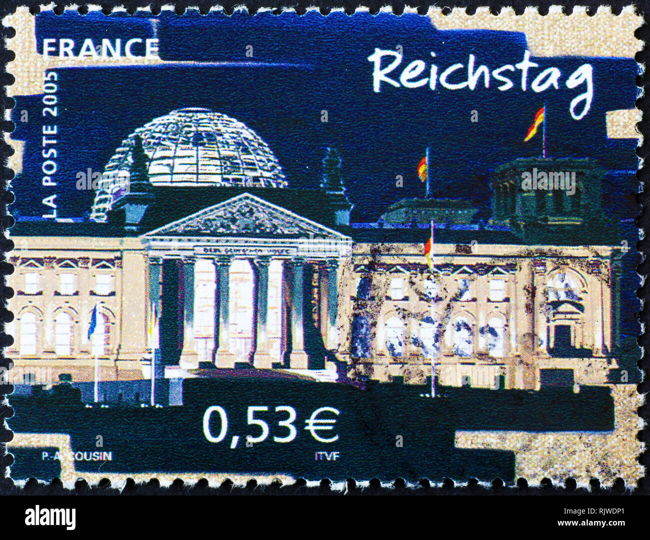 Postage stamp berlin germany hi-res stock photography and images - Alamy