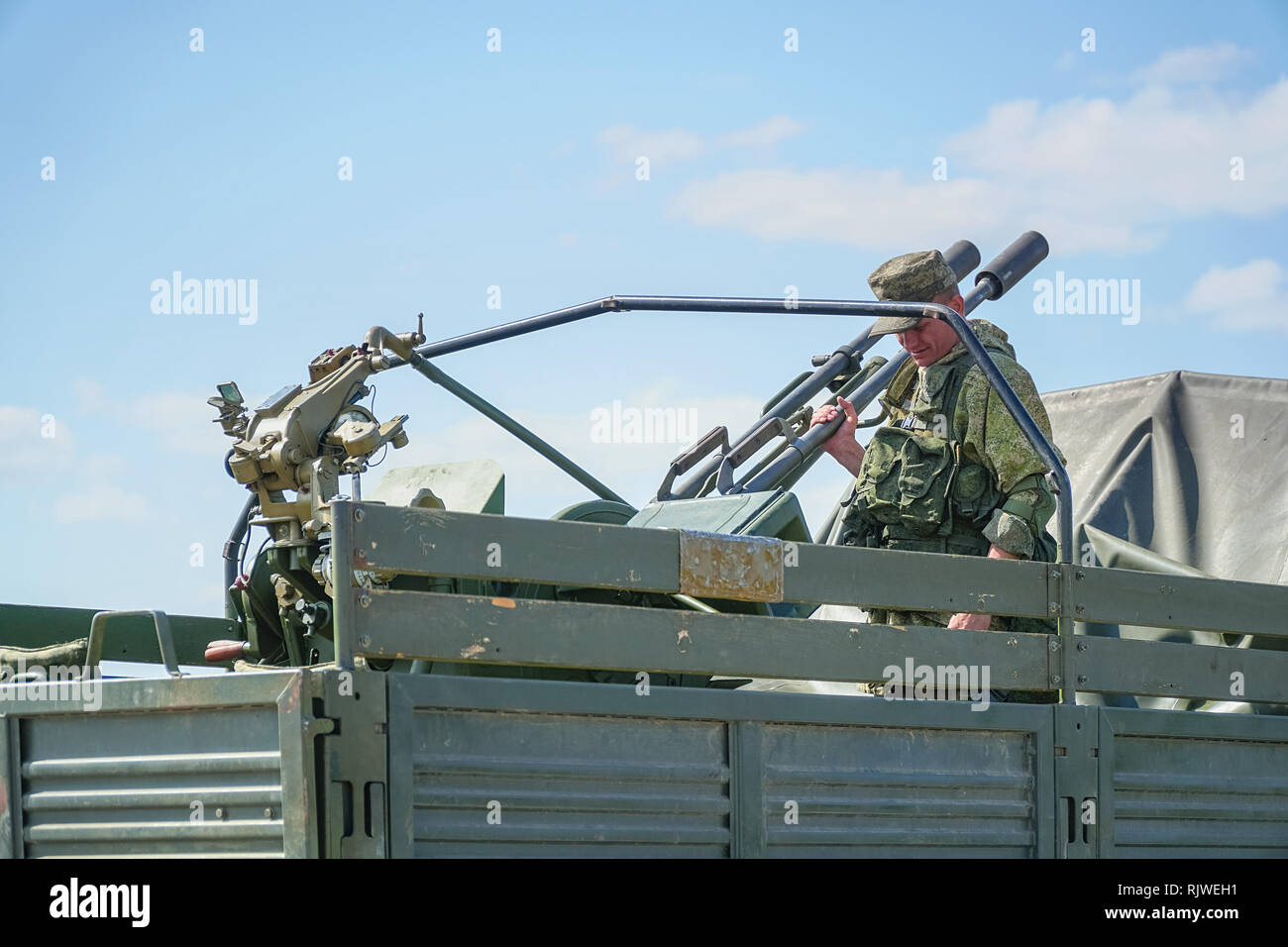 Double Barrel Cannon High Resolution Stock Photography and Images - Alamy