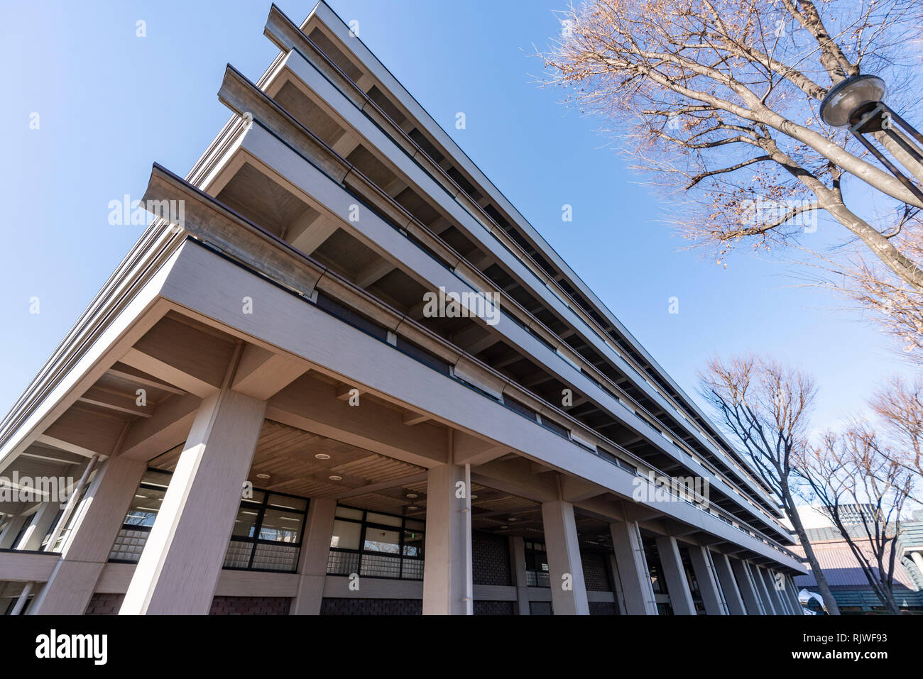 Main building of National Diet Library, Chiyoda-Ku, Tokyo, Japan ...