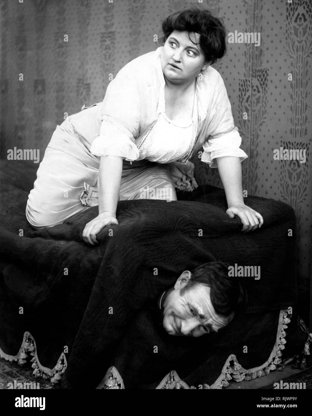 In hiding place Black and White Stock Photos & Images - Alamy