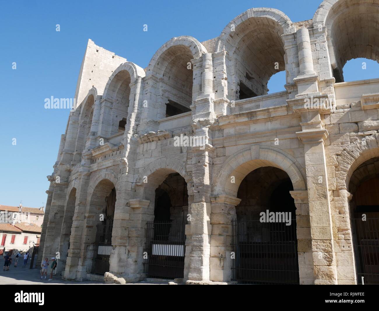 Amphitheatre, Arles, France Stock Photo - Alamy