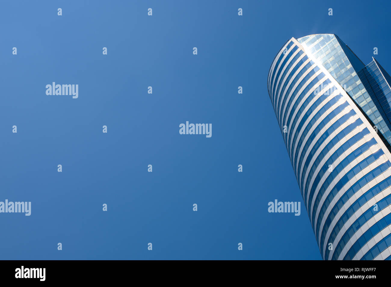 Skyscrapers low angle view hi-res stock photography and images - Alamy