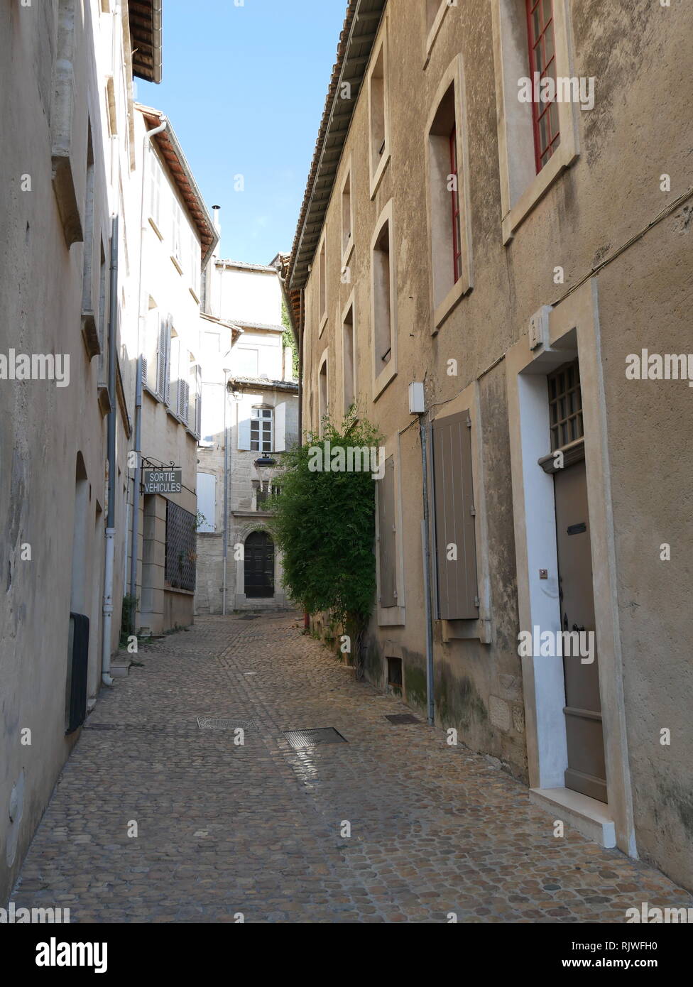 Streets of Avignon, France, Old Buildings Stock Photo - Alamy