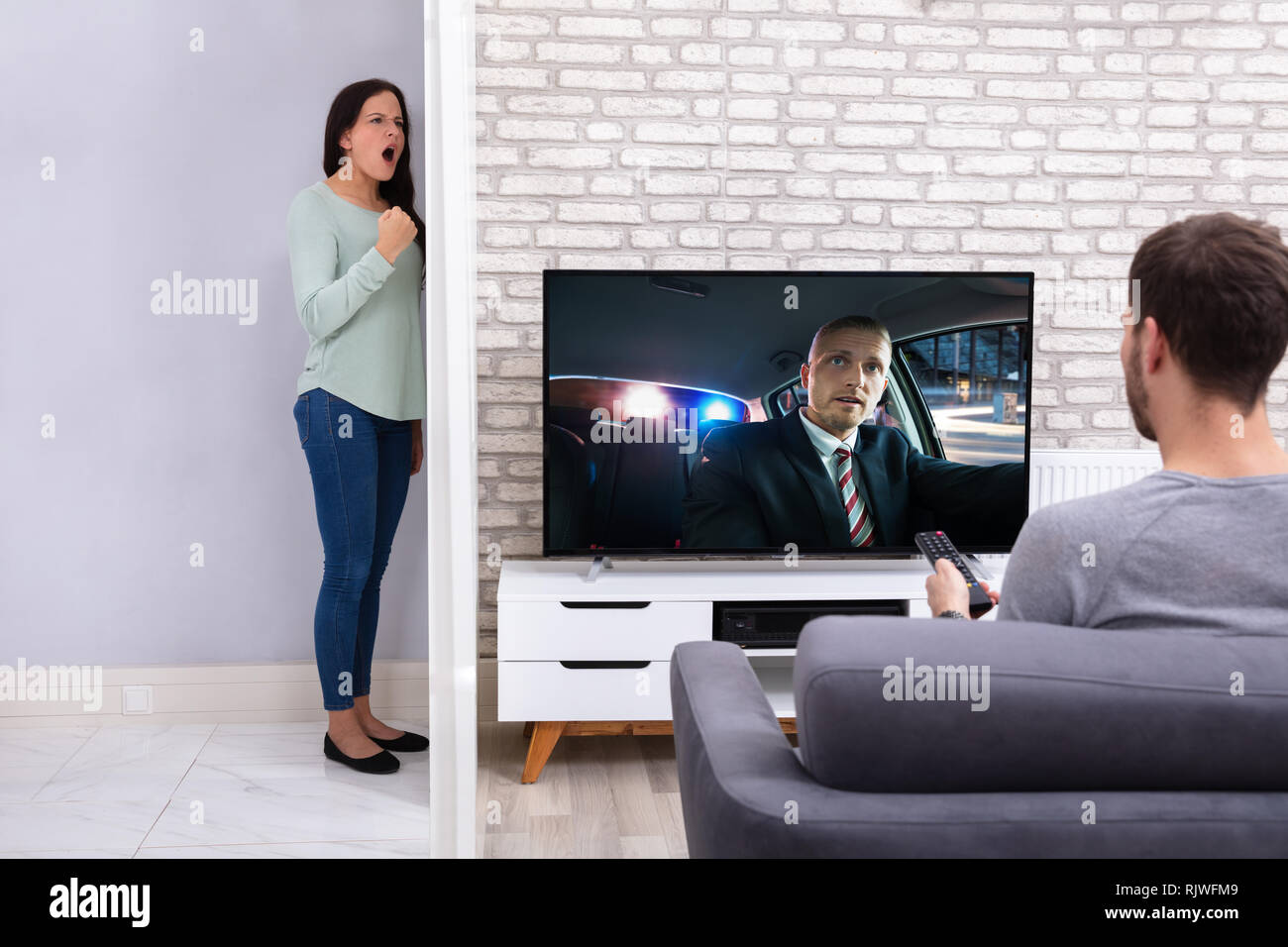 Neighbor dispute hi-res stock photography and images - Alamy