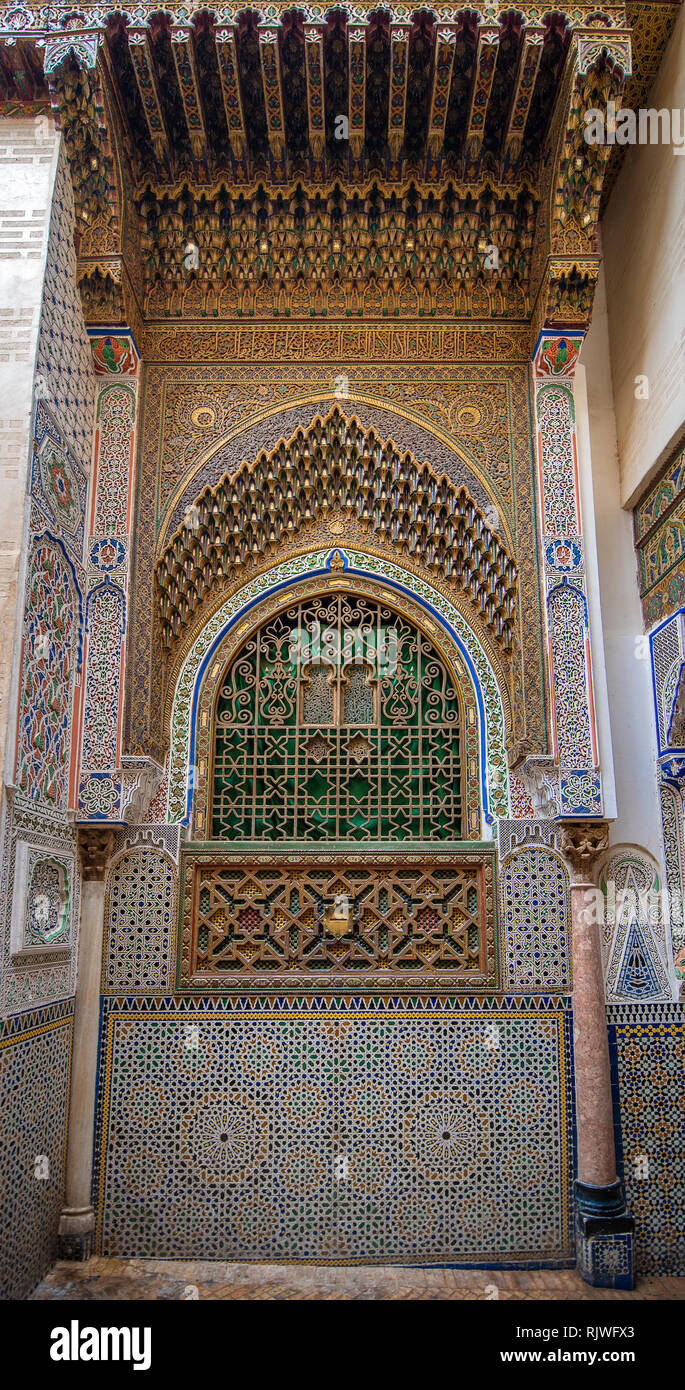 Ancient university fez morocco hi-res stock photography and images - Alamy