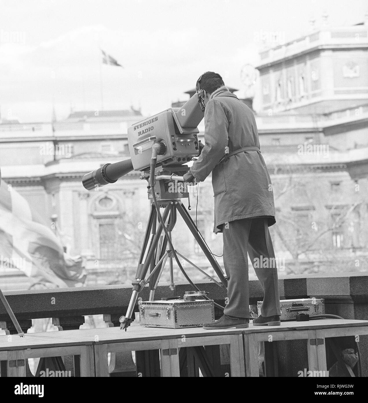 1960s television camera Black and White Stock Photos & Images - Alamy