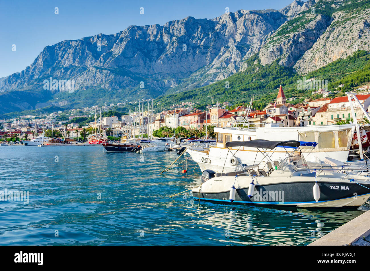 Makarska, Makarska riviera, Croatia Stock Photo - Alamy
