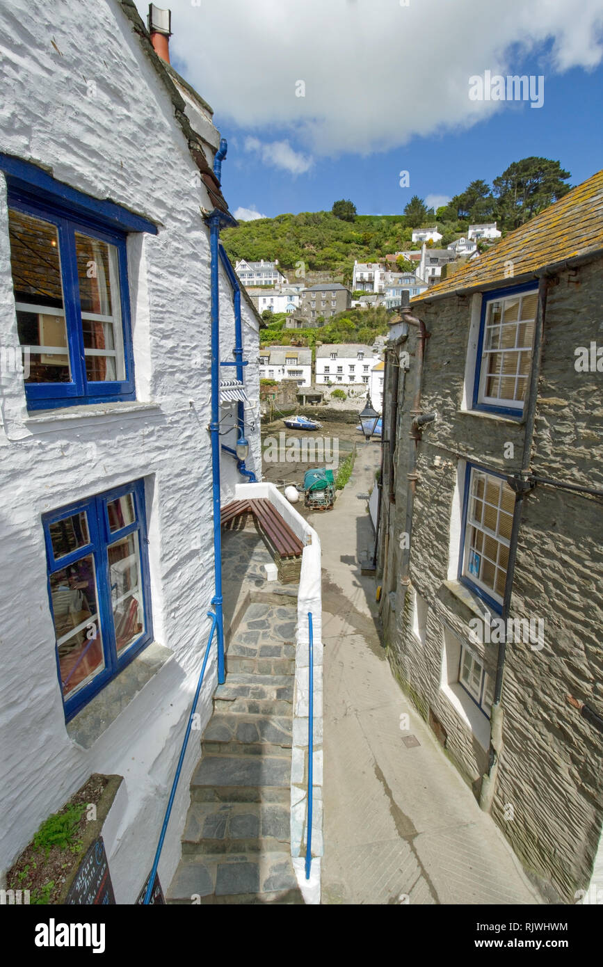 Polperro sign hi-res stock photography and images - Alamy