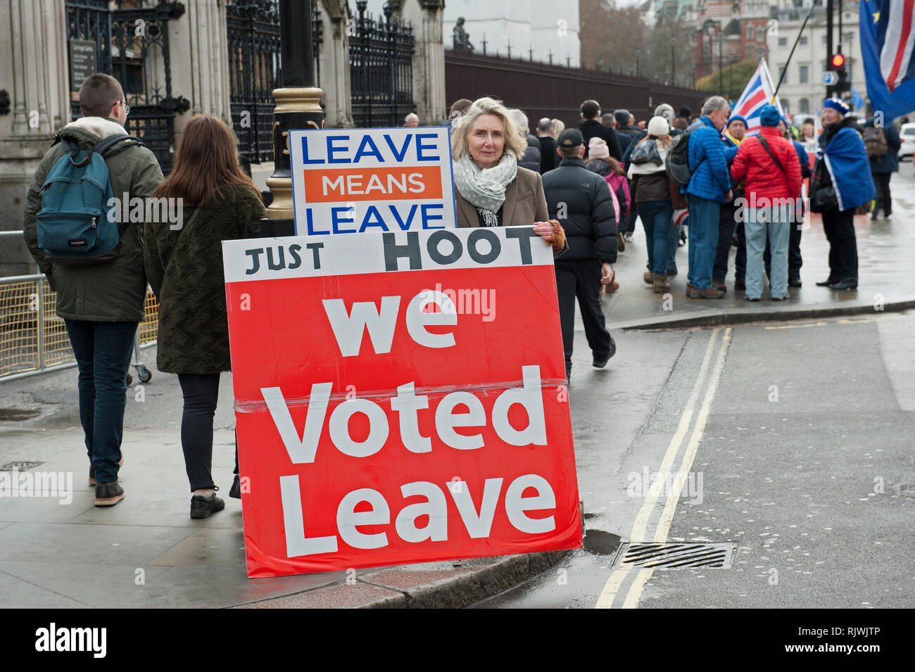 We Voted Leave Stock Photo - Alamy