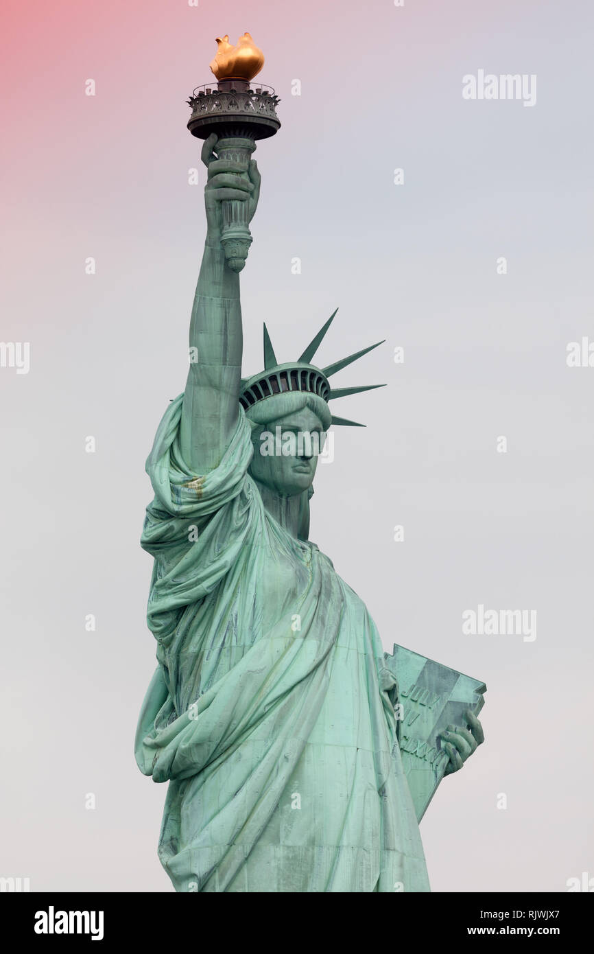 The Statue of Liberty designed by Auguste Bartholdi, was built by ...