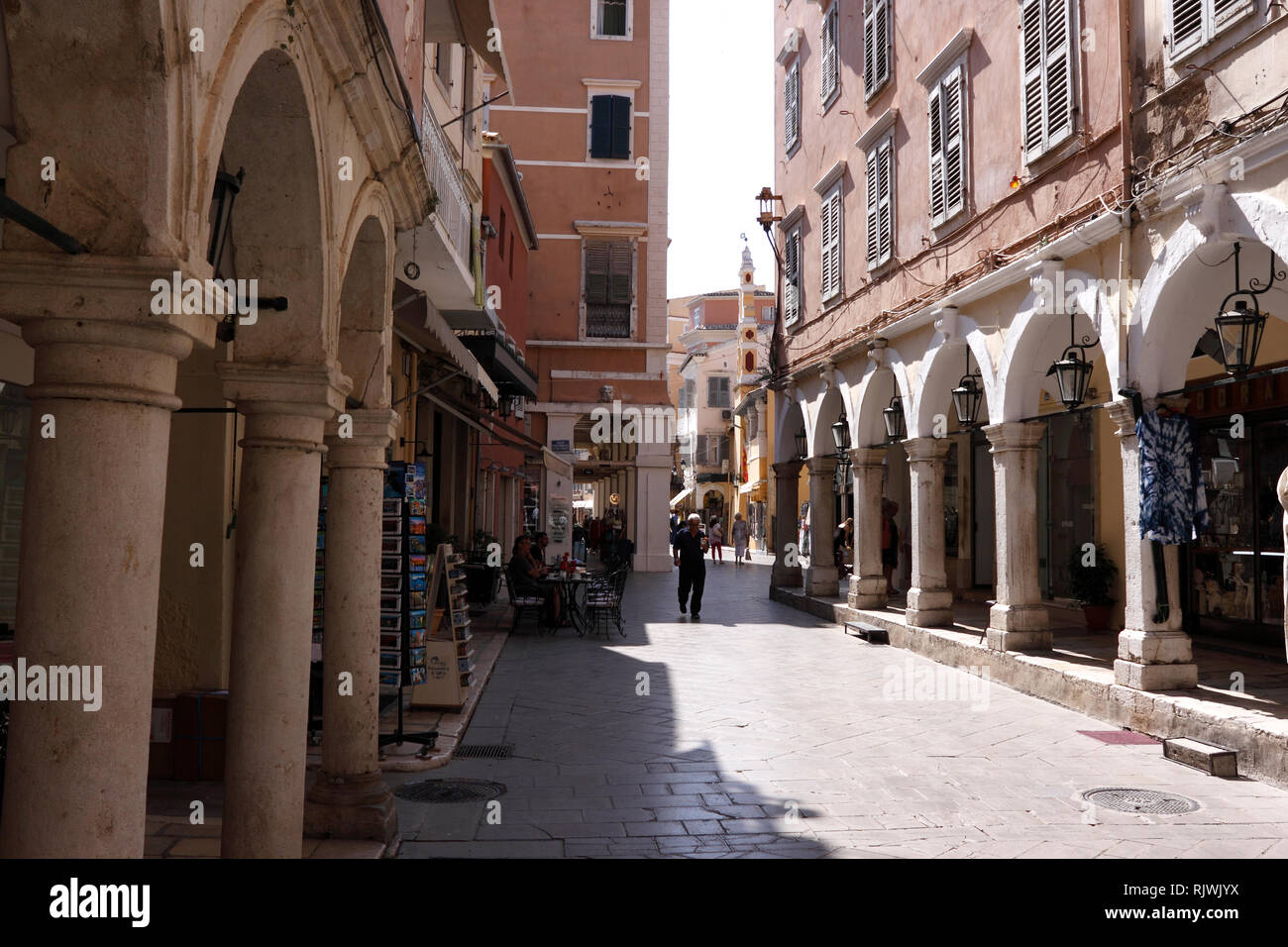 Old buildings corfu hi-res stock photography and images - Alamy