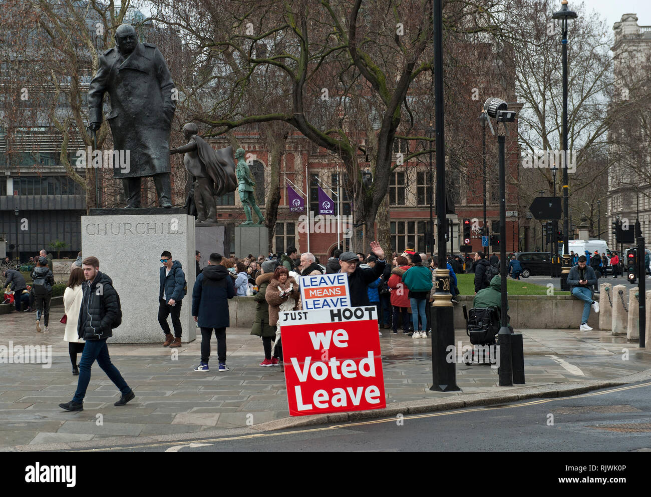 We Voted Leave Stock Photo - Alamy