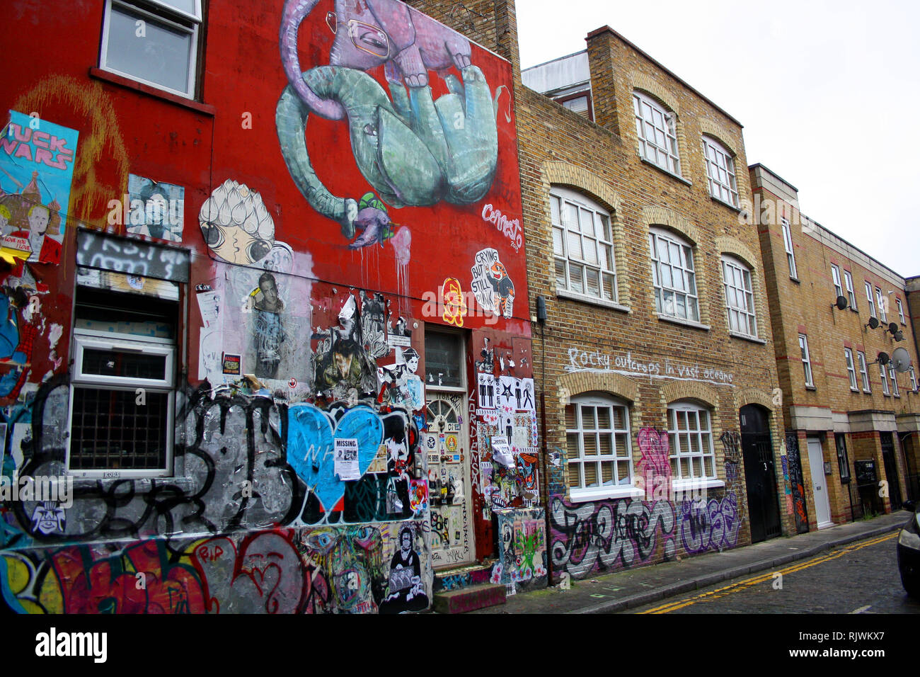 Graffiti street art residential hi-res stock photography and images - Alamy