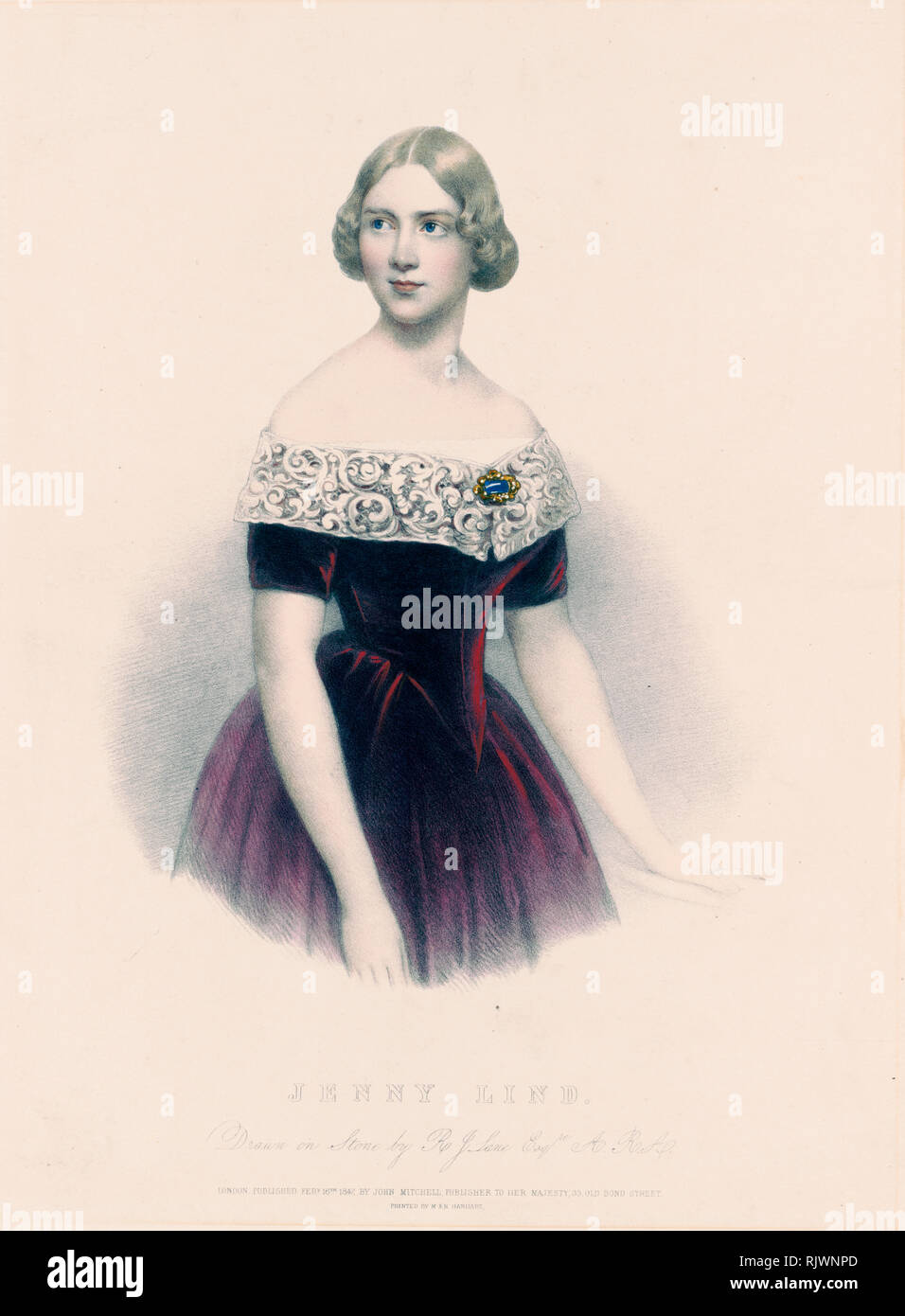 Opera singer jenny lind hi-res stock photography and images - Alamy