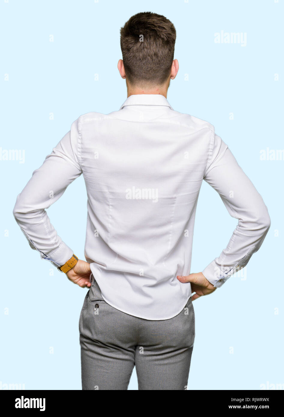 Man Standing Facing Away