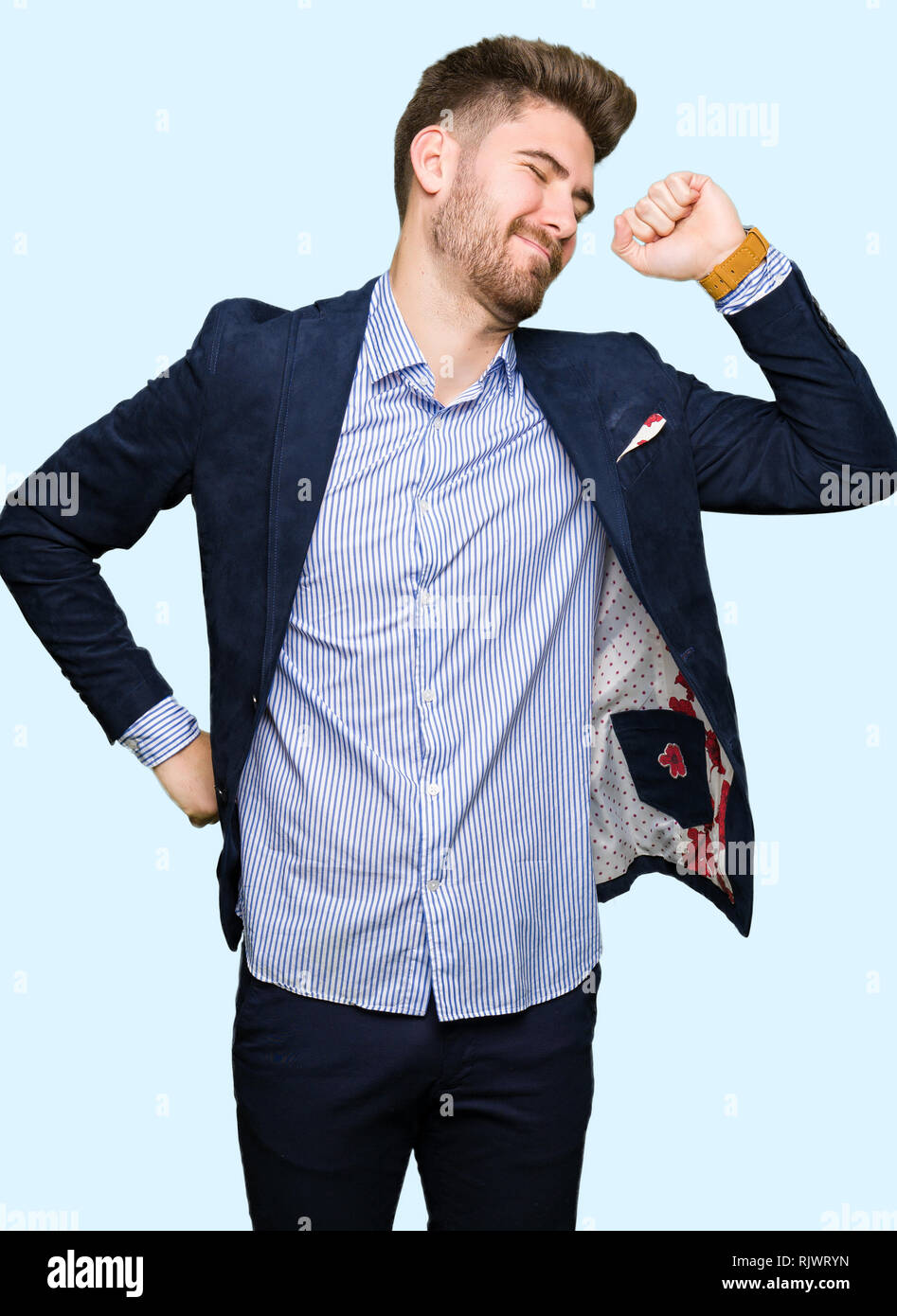 Stretch and yawn full body hi-res stock photography and images - Alamy