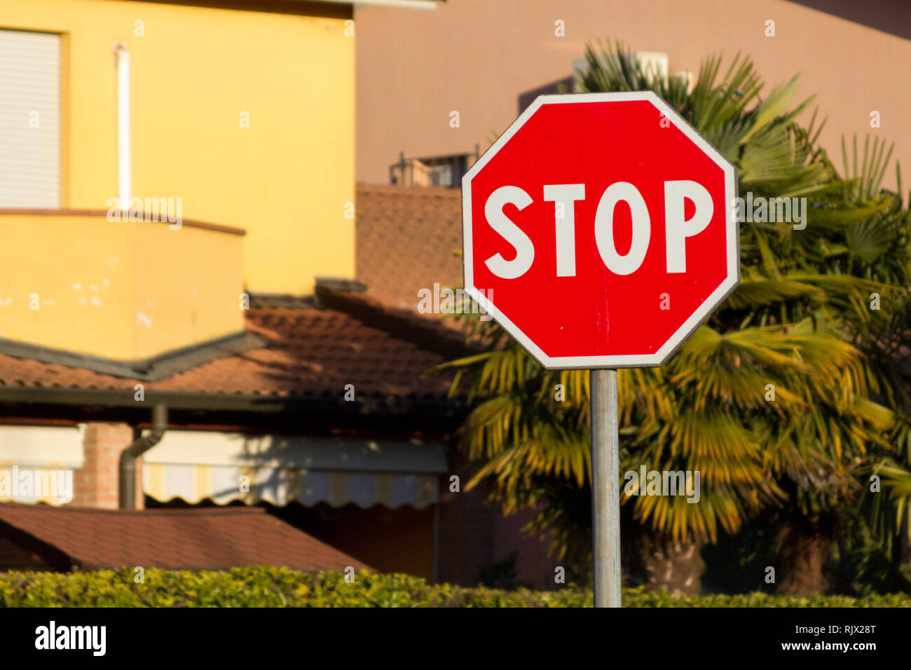 Sign for a stop sign hi-res stock photography and images - Alamy