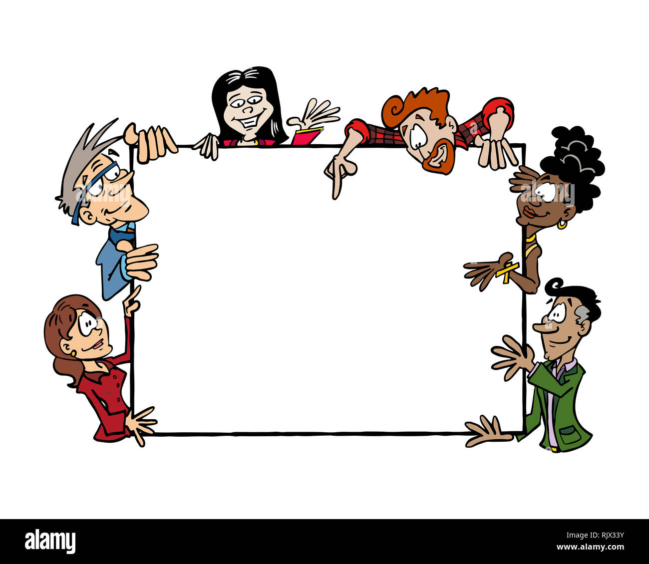 Six characters Cut Out Stock Images & Pictures - Alamy
