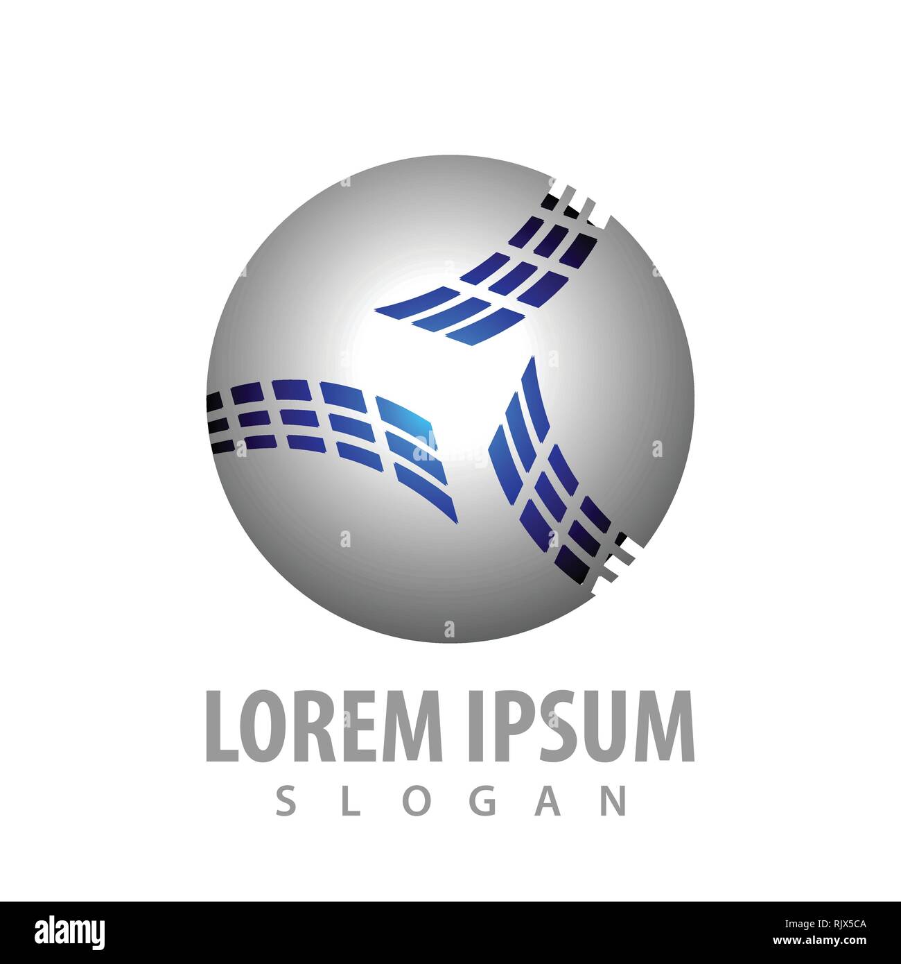 Digital sphere logo concept design. Symbol graphic template element ...