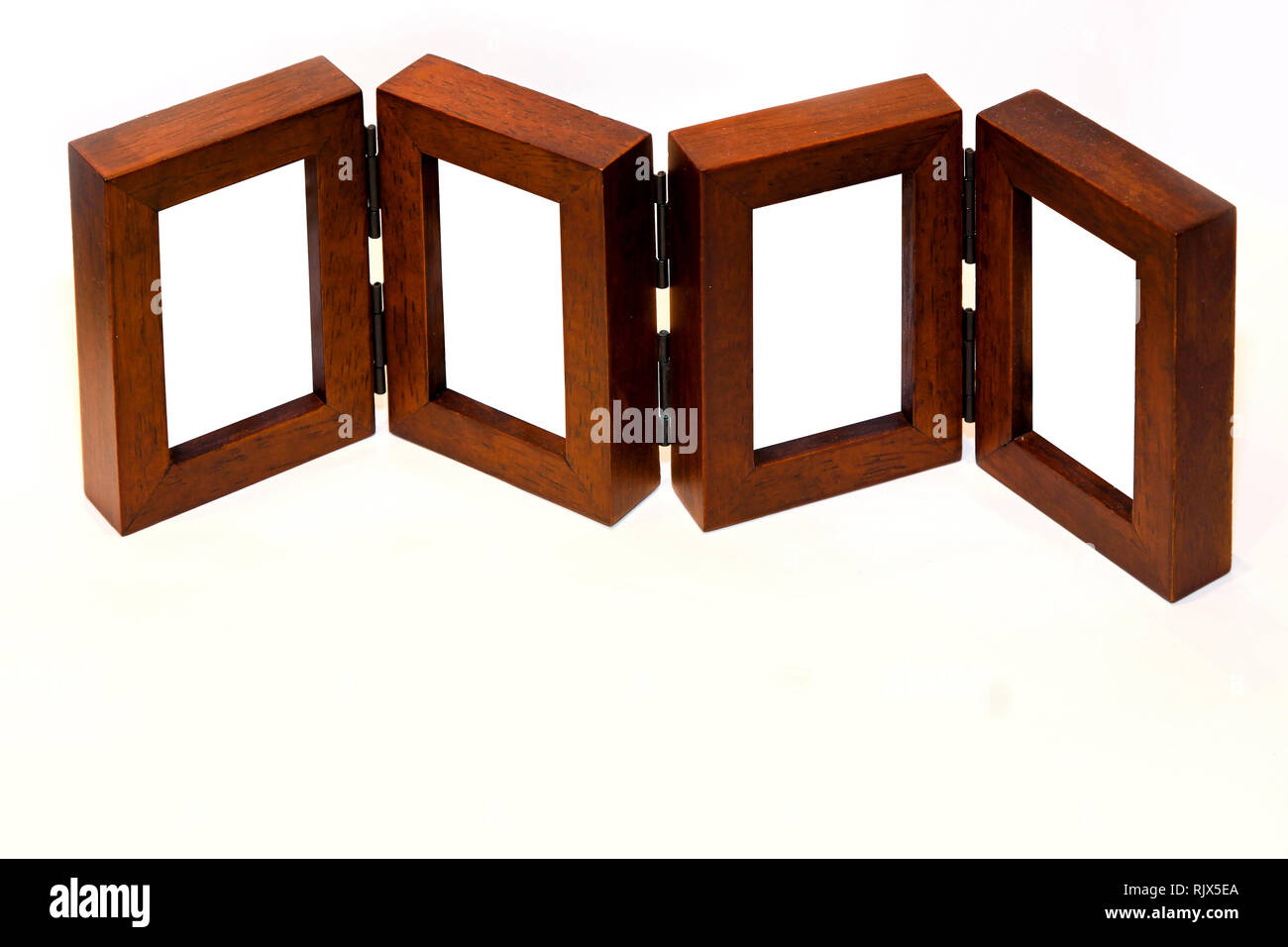 Four wooden picture frames Stock Photo - Alamy