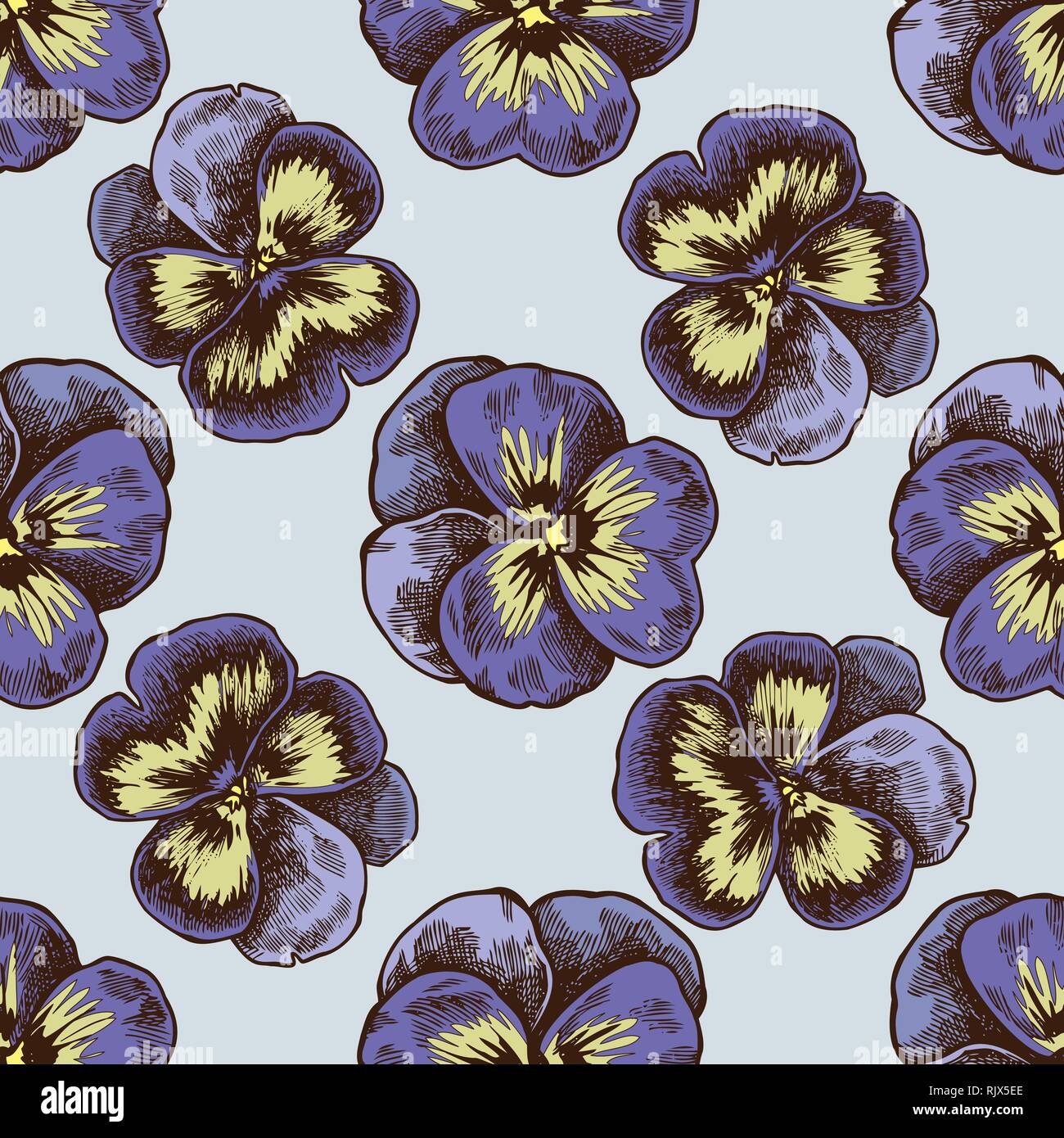 Multi Colored Flower Pattern Stock Vector Images - Alamy