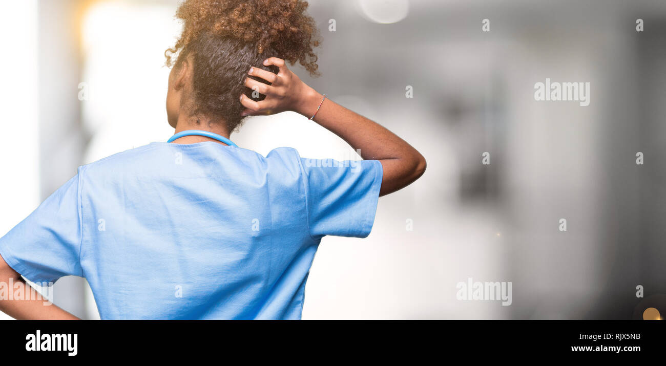 Rear african american surgeon hi-res stock photography and images - Alamy