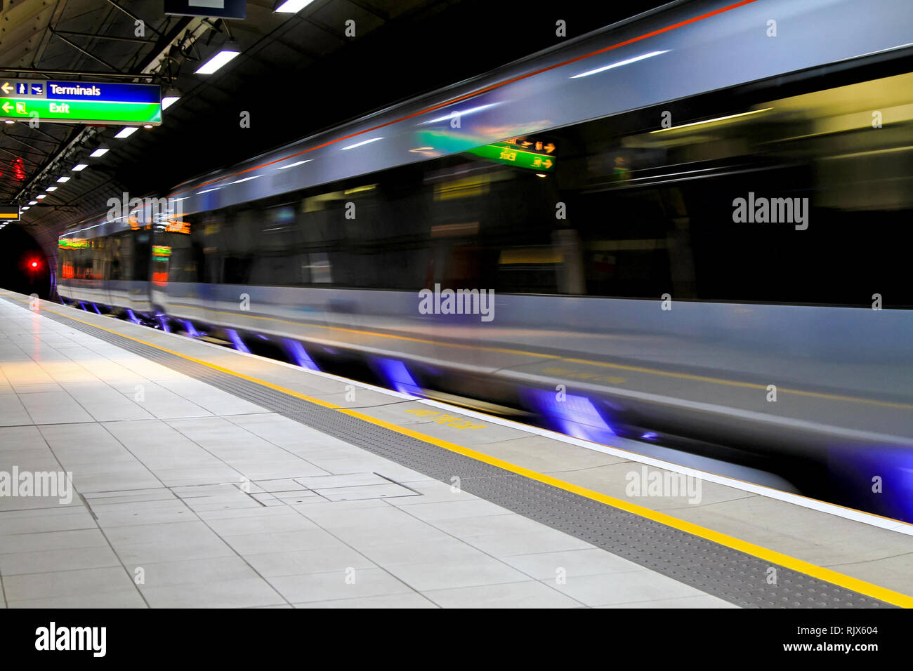 Moving through the station hi-res stock photography and images - Alamy