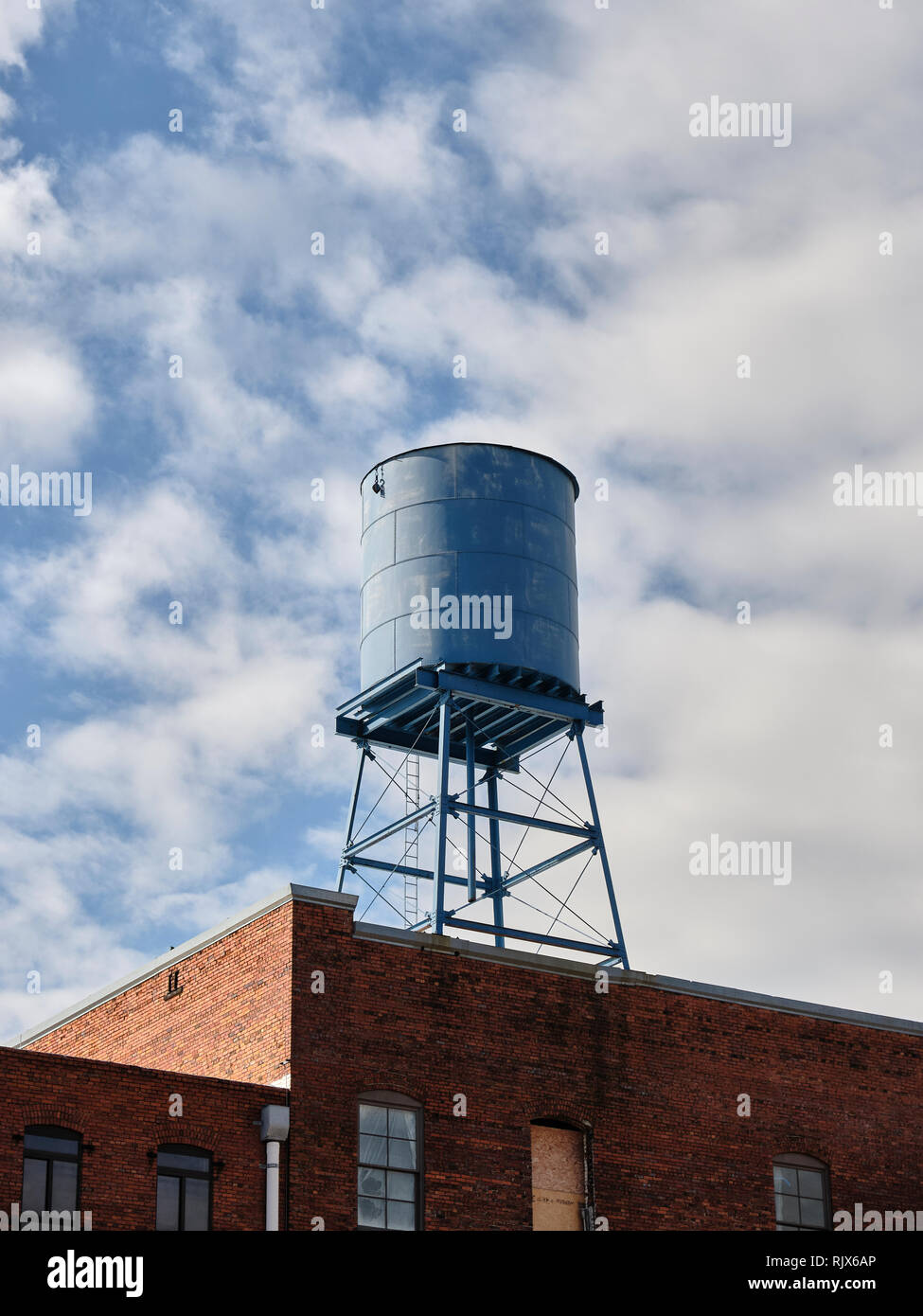 Rooftop Water Tanks From Above