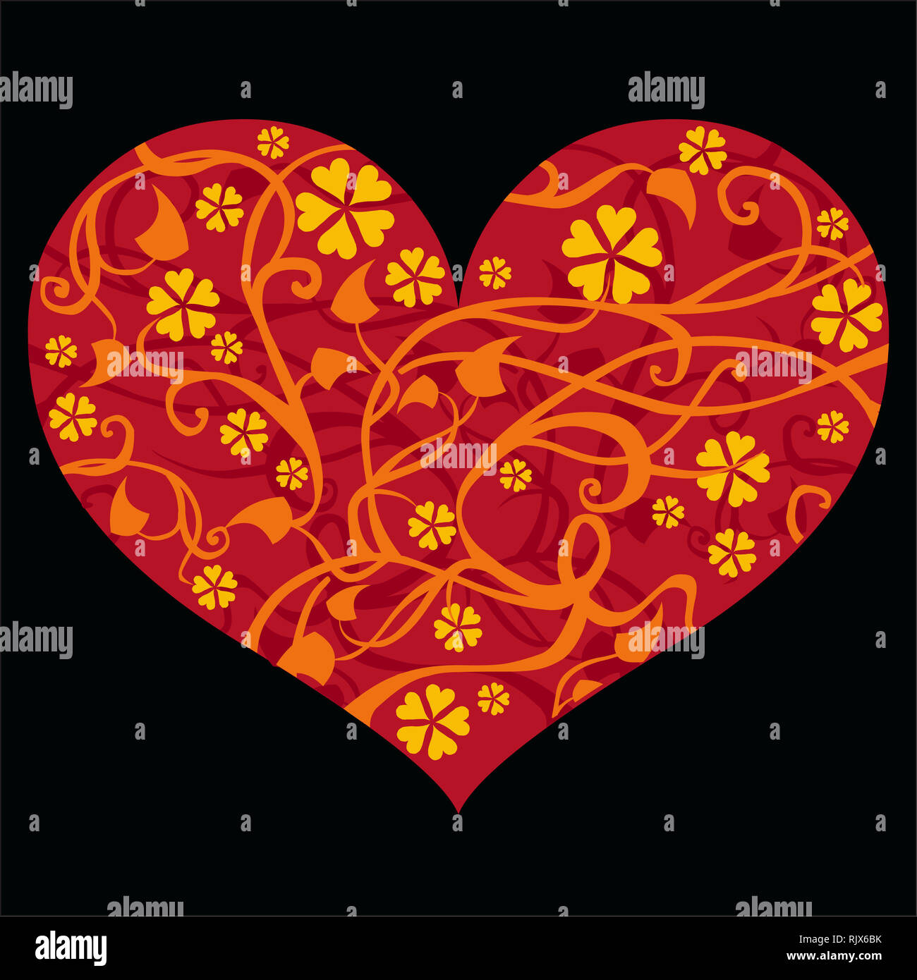 Vector theme of love icon design for valentine design, invitations ...