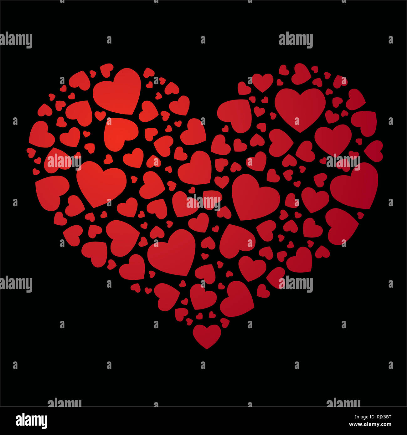 Vector theme of love icon design for valentine design, invitations ...