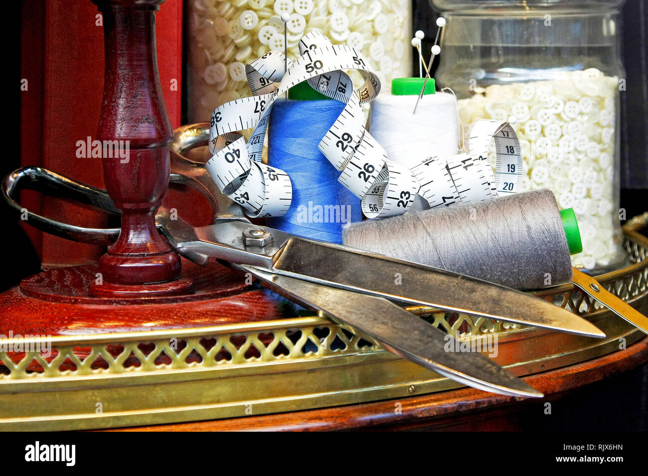 Tailor equipment hi-res stock photography and images - Alamy