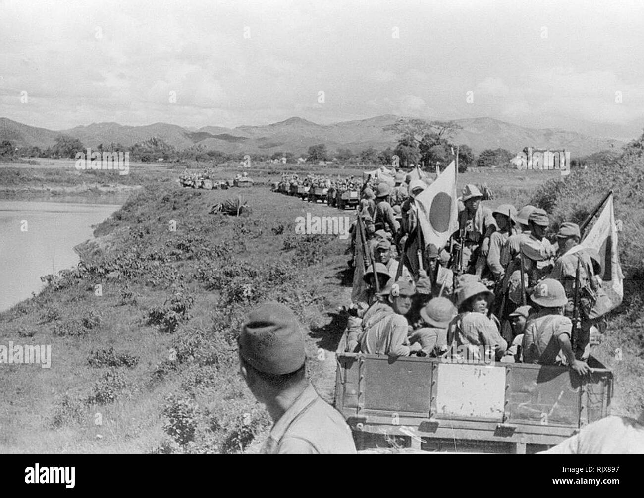 Japanese army advance hi-res stock photography and images - Alamy
