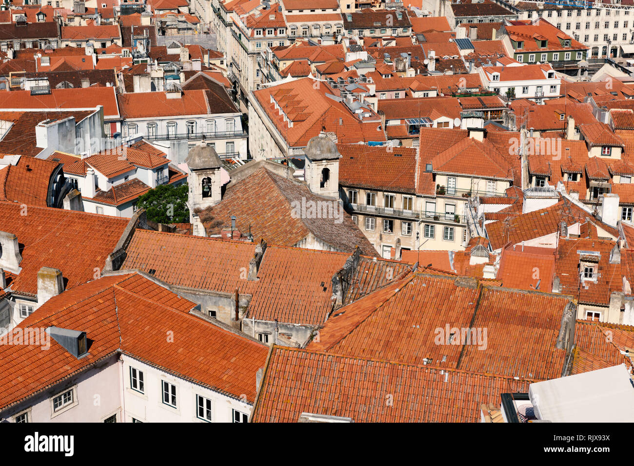 Red tiled roofs ancient hi-res stock photography and images - Alamy