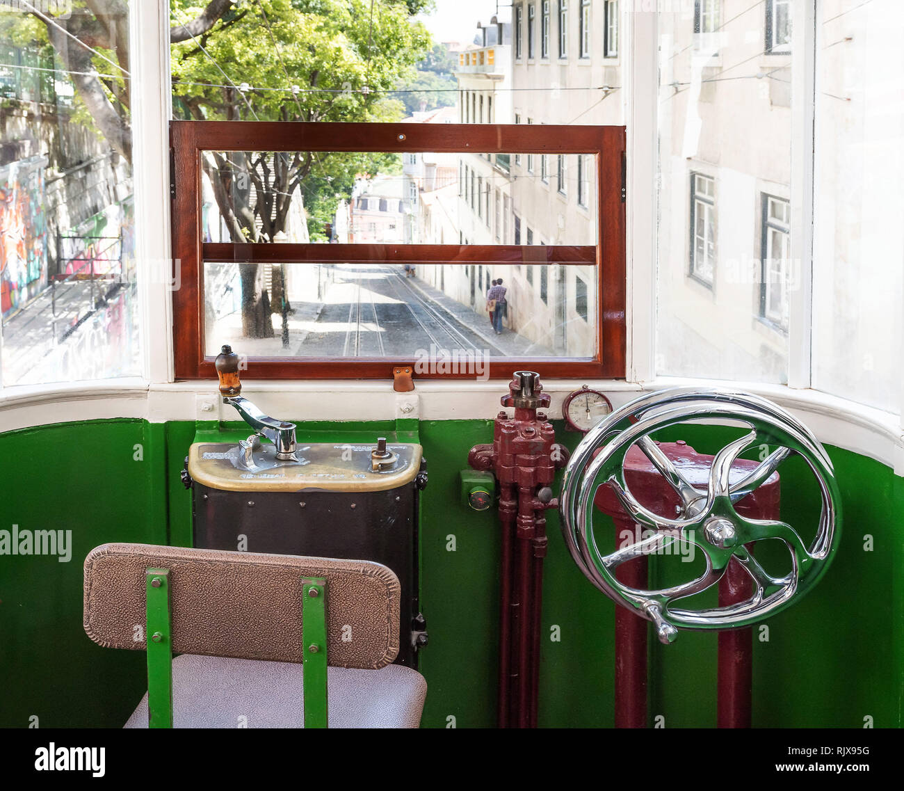 Train drivers cabin hi-res stock photography and images - Alamy