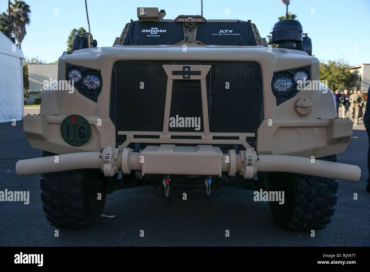 A Joint Light Tactical Vehicle on display at the Marine West Expo on ...