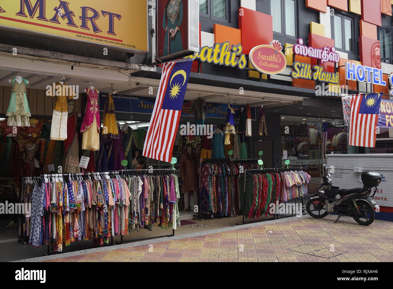 shops at Little India, Brickfields, Malaysia Stock Photo - Alamy