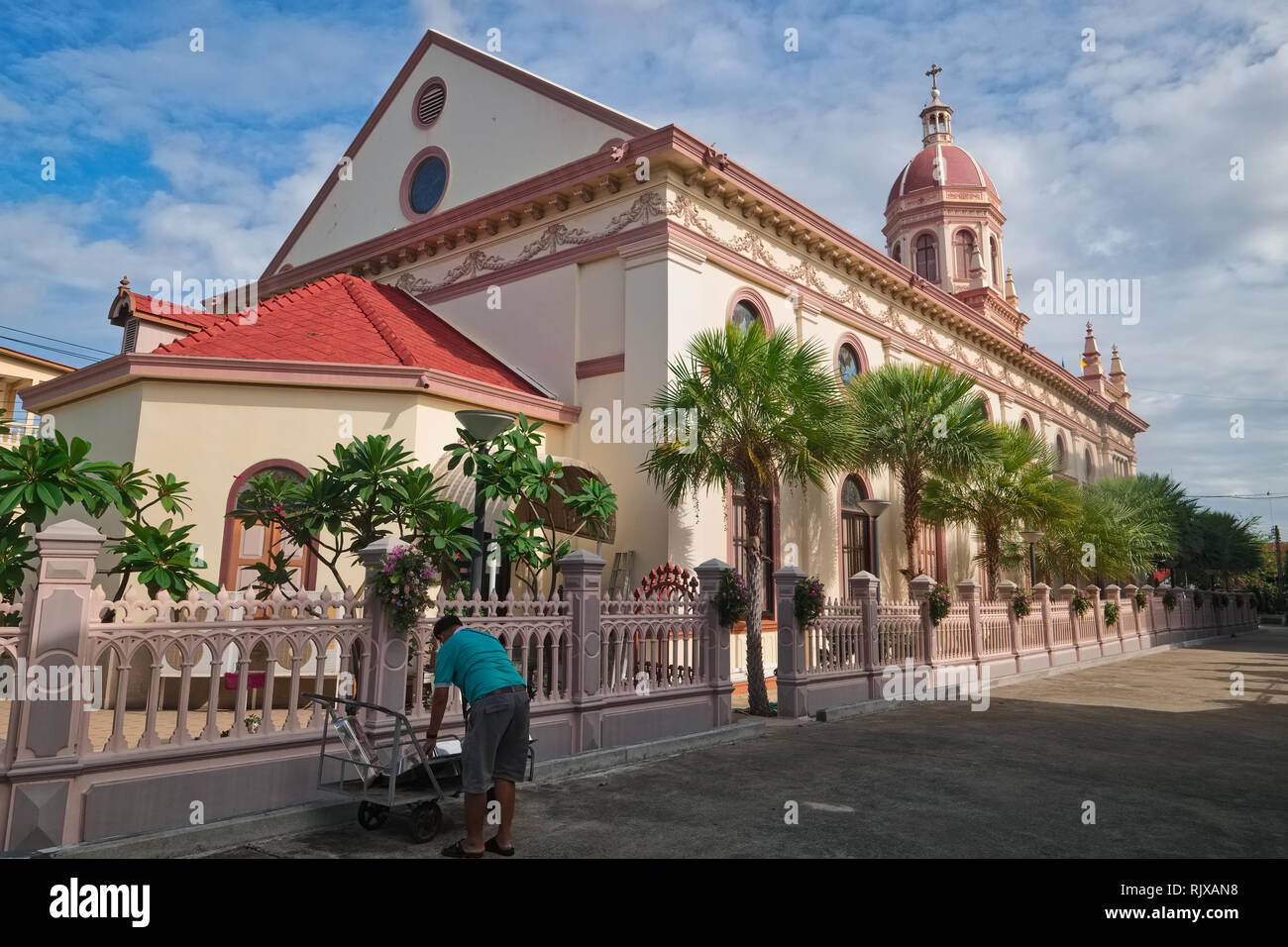 The Portuguese-built (in 1770) Santa Cruz Church, located by the Chao ...