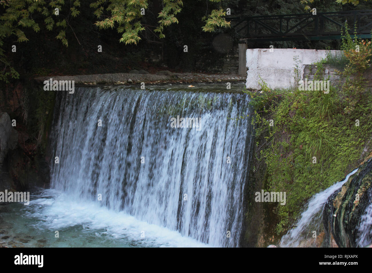 River and Springs in Pozar Thermal Baths Aridaia Greece Stock Photo - Alamy