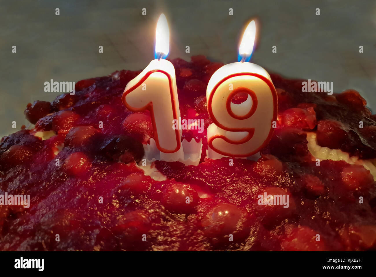 Happy Birthday. Cake for birthday. Cake for birthday Stock Photo - Alamy