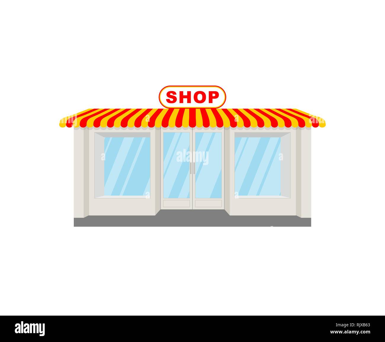 Shop window. Trading shop sign. Store symbol Stock Vector Image & Art ...