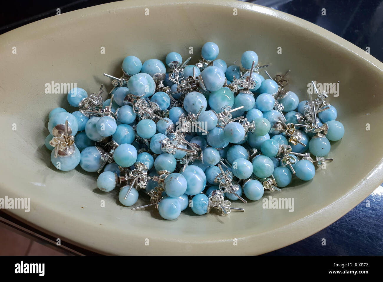 Larimar dominican republic hi-res stock photography and images - Alamy